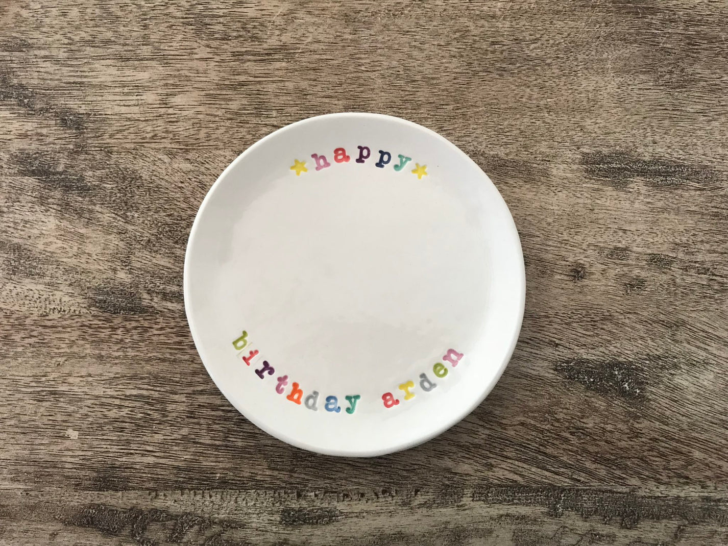 Personalized Birthday/Celebration Cupcake Plate/Cake Plate – Bumblebee ...